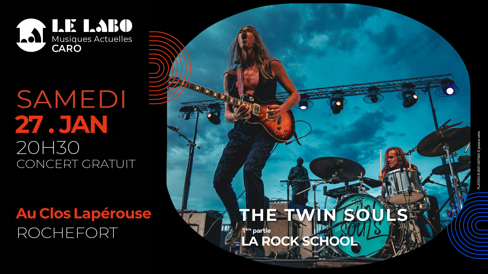 Concert The Twin Souls le 27 janvier 2024 | Communauté d'agglomération de Rochefort Océan